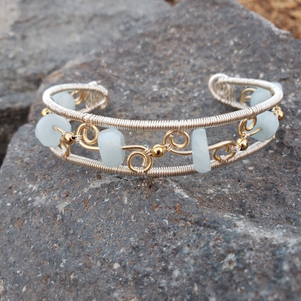 Moonlight Wire Bangle Class | Bead & Design Workshop List