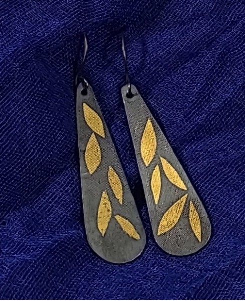 Keum Boo Earrings | Colors Of The Stone Workshop List